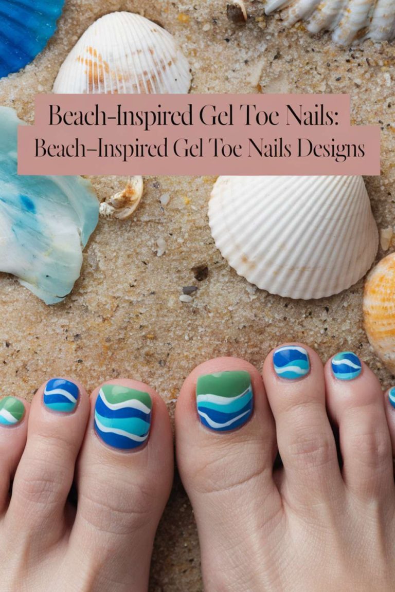 18 Creative Gel Toe Nails Designs – Trendy Toenail Nail Art