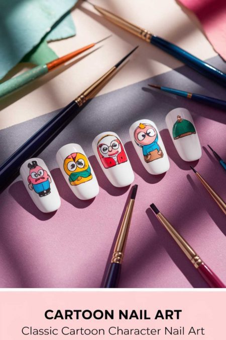 15 Playful Cartoon Nail Art Designs | 2025