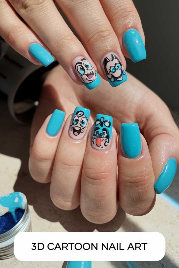 15 Playful Cartoon Nail Art Designs | 2025