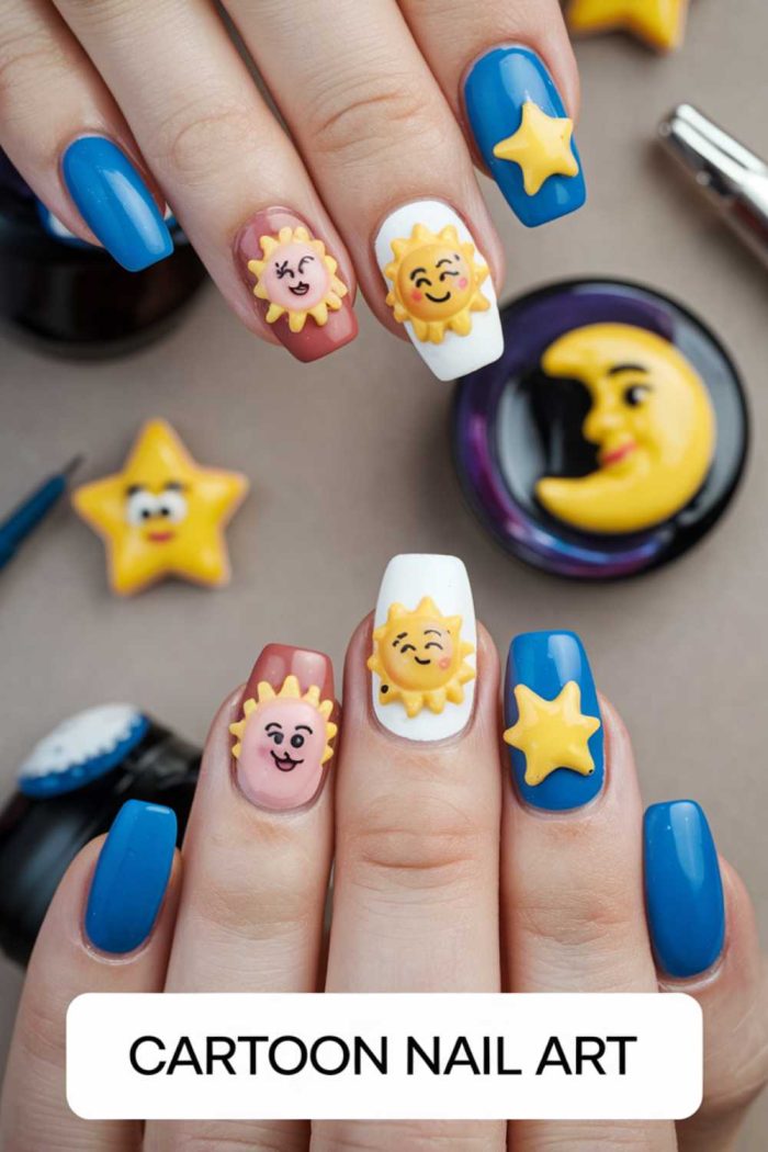 15 Playful Cartoon Nail Art Designs | 2025