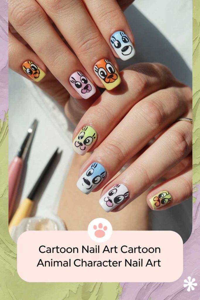 15 Playful Cartoon Nail Art Designs | 2025