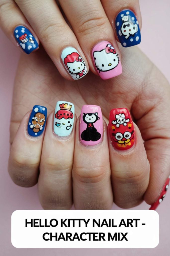 15 Adorable Hello Kitty Nail Art Ideas for a Charming Manicure