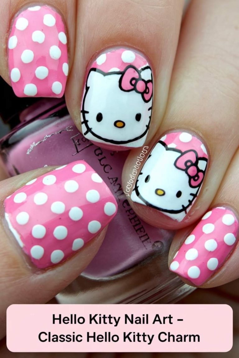 15 Adorable Hello Kitty Nail Art Ideas for a Charming Manicure