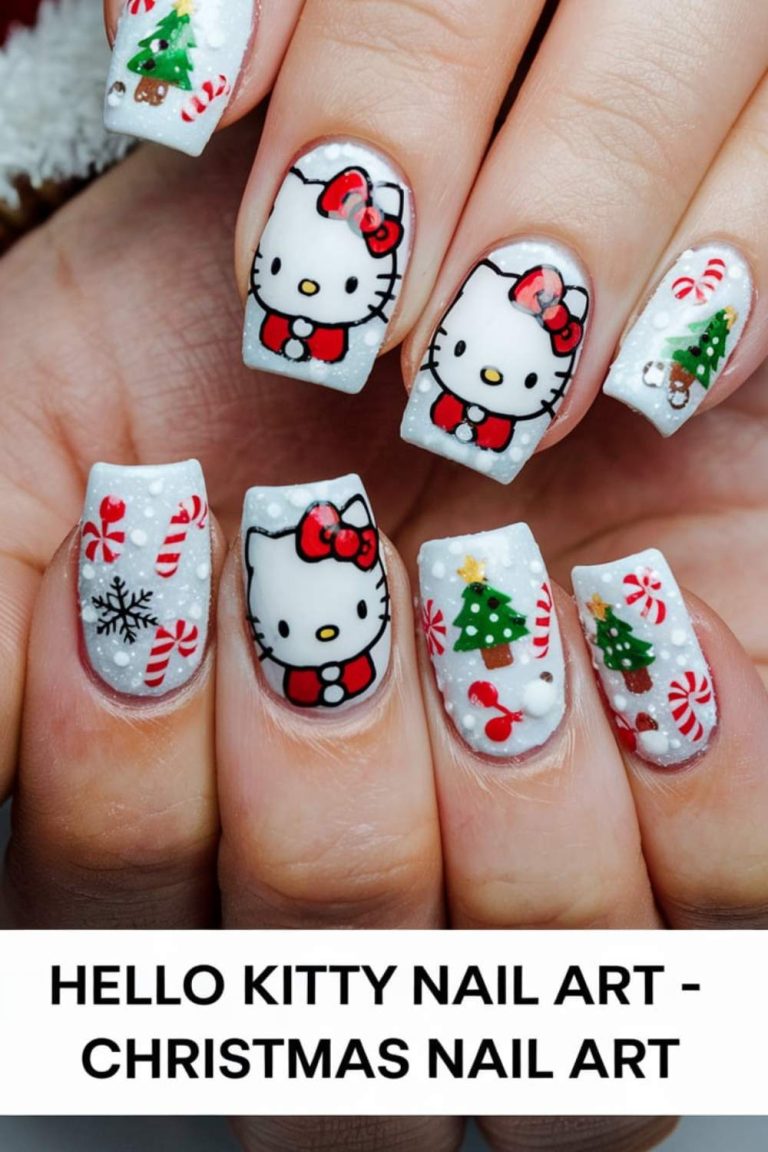 15 Adorable Hello Kitty Nail Art Ideas for a Charming Manicure