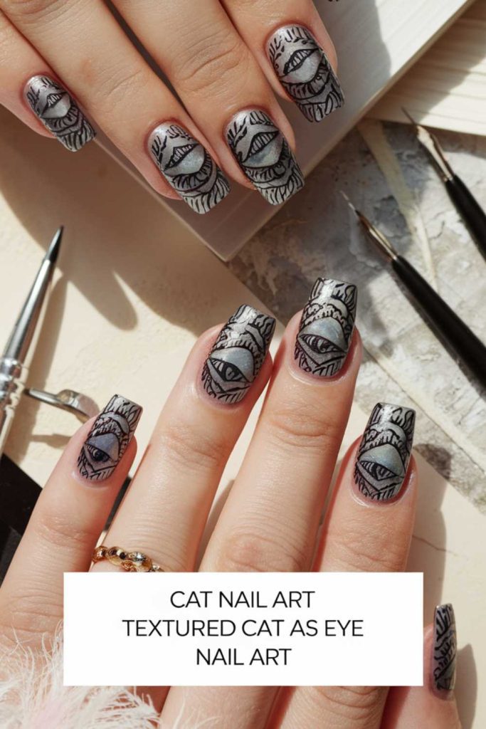 10 Inspiring Cat Eye Nail Art Trends 2025