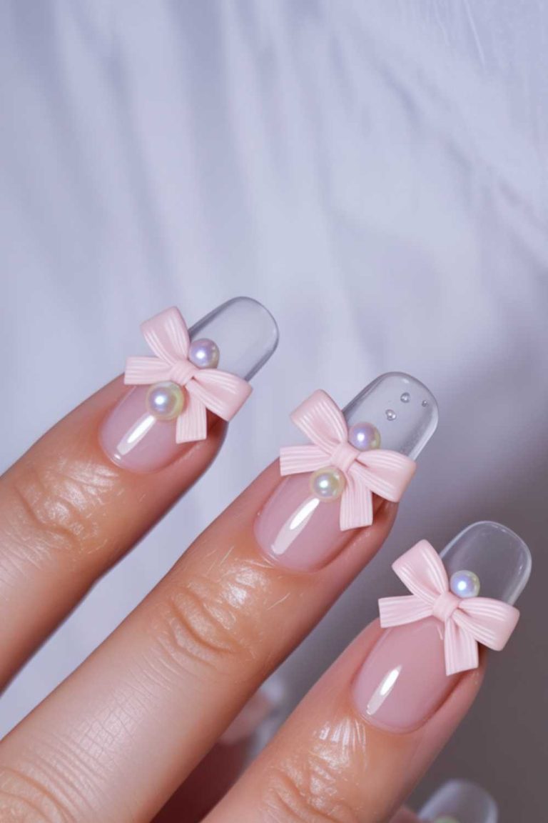 13 Cute Korean Jelly Nail Art Ideas for a Glossy Manicure